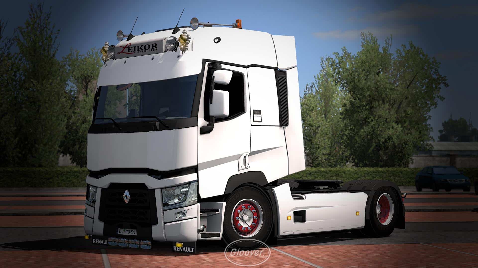 LIGHT IMPROVEMENTS & LOWERED CHASSIS RENAULT T 1.35 TUNING MOD - ETS2 Mod