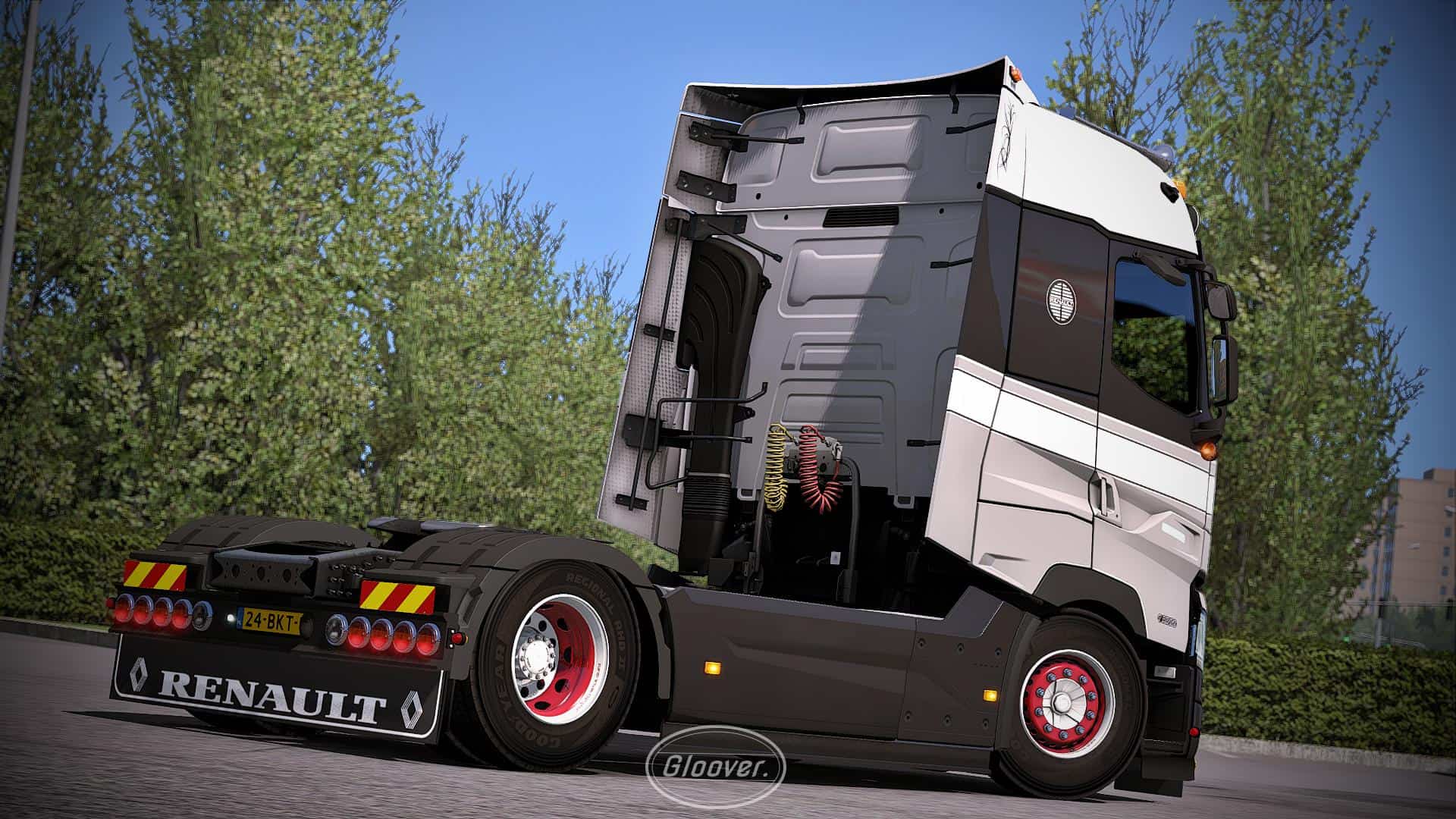 LIGHT IMPROVEMENTS & LOWERED CHASSIS RENAULT T V1.4 MOD - ETS2 Mod