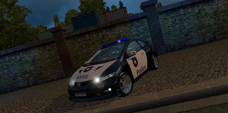 HONDA CIVIC TYPE R V1.5 car mod - ETS2 Mod Download