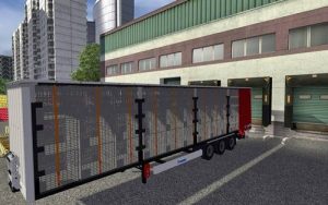 Krone trailer with animation Trailer mod - ETS2 Mod Download