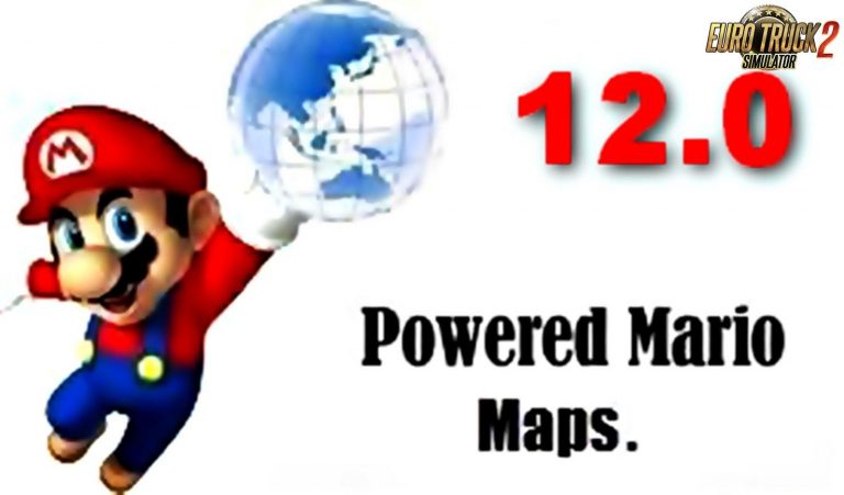 MARIO MAP V12.0 [1.26.X] MAP MOD - ETS2 Mod Download