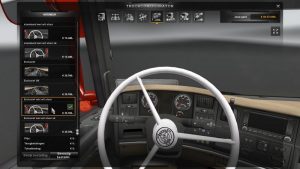SCANIA VABIS WHITE STEERING WHEEL MOD - ETS2 Mod Download