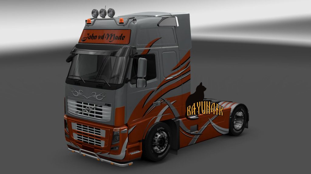 VOLVO FH 2009 JOHN VD MADE SKIN 1.25 TRUCK SKIN - ETS2 Mod Download