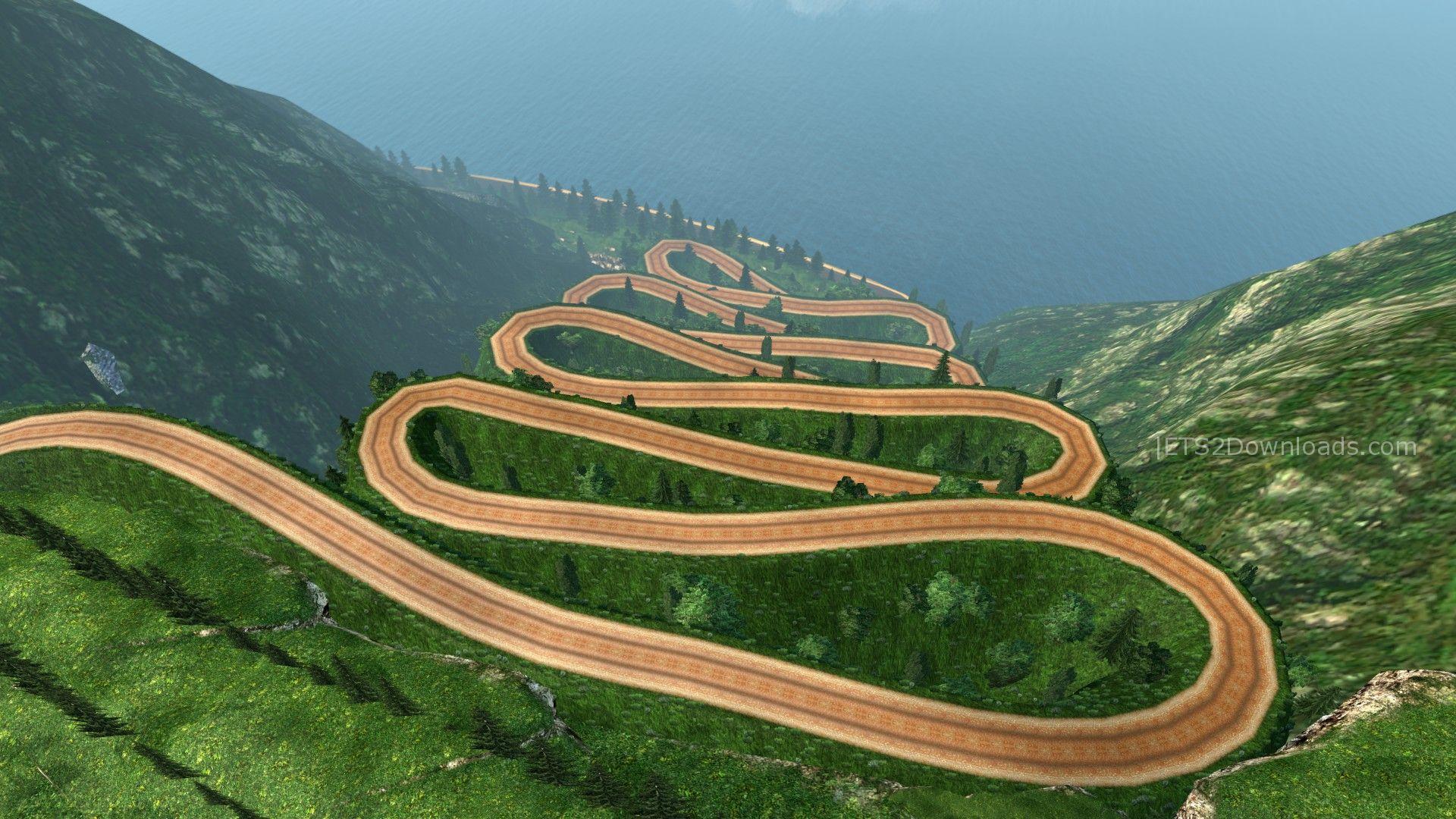 RUTAS MORTALES – DANGEROUS ROADS MAP MOD - ETS2 Mod Download