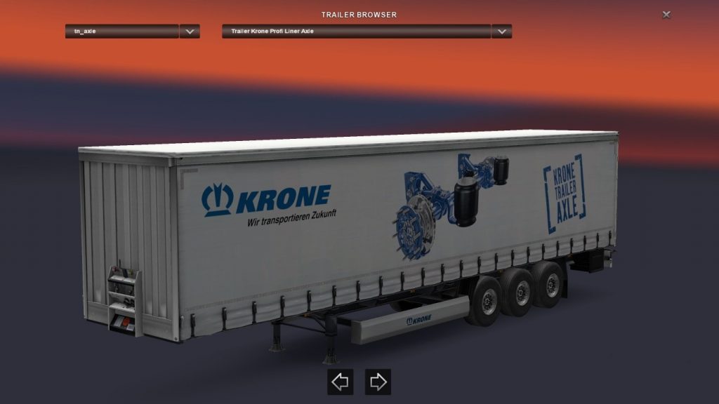 Krone Axle Trailer ETS2 - Download do Mod ETS2