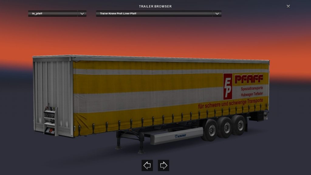 Krone Pfaff Spezialtransporte Trailer ETS2 - ETS2 Mod Download