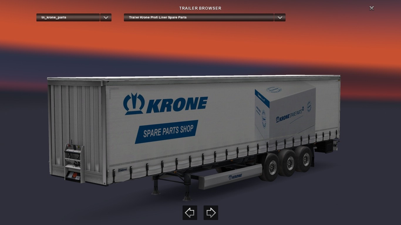 Krone Spare Parts Trailer ETS2 - ETS2 Mod Download
