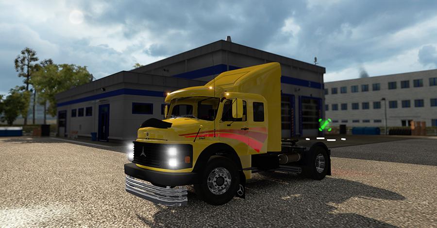 MERCEDES BENZ LS 1519-1525 BRASILIAN 1.26.X TRUCK MOD - ETS2 Mod Download