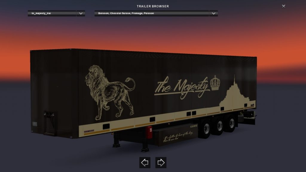 Standalone Majesty Trailer ETS2 - ETS2 Mod Download
