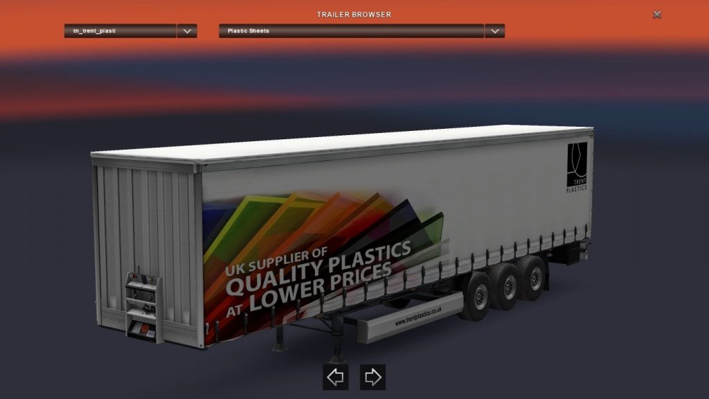Standalone Trent Plastics Trailer ETS2 - ETS2 Mod Download