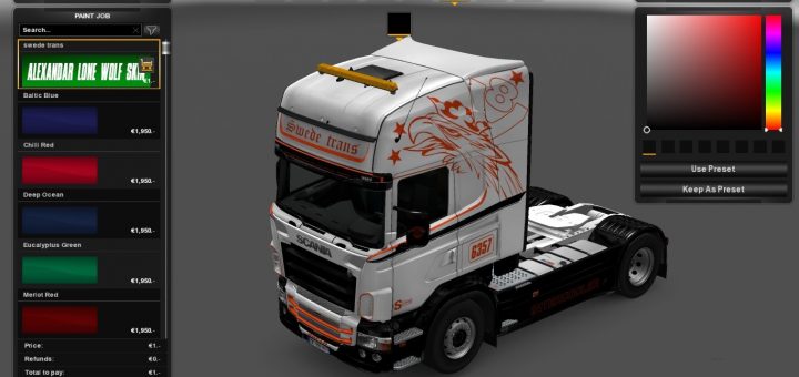 ETS2 Truck Skins Mods | Euro Truck Simulator 2 Truck Skins Mods