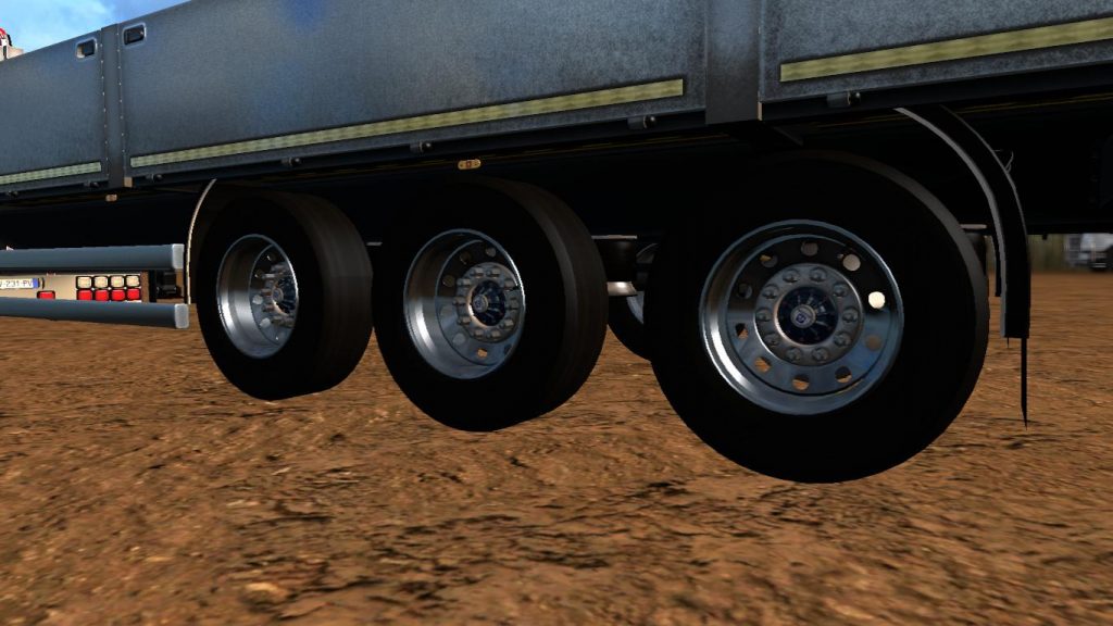 TRAILERS WHEELS 1.24 1.26 MOD - ETS2 Mod Download