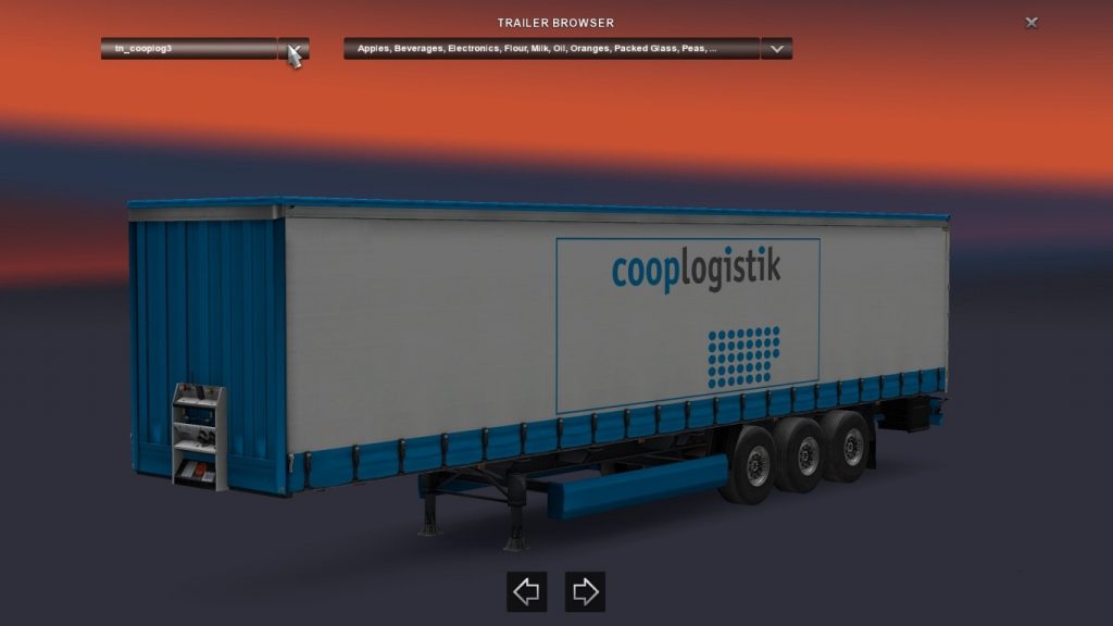 Trailers Pack COOP Logistik ETS2 - ETS2 Mod Download