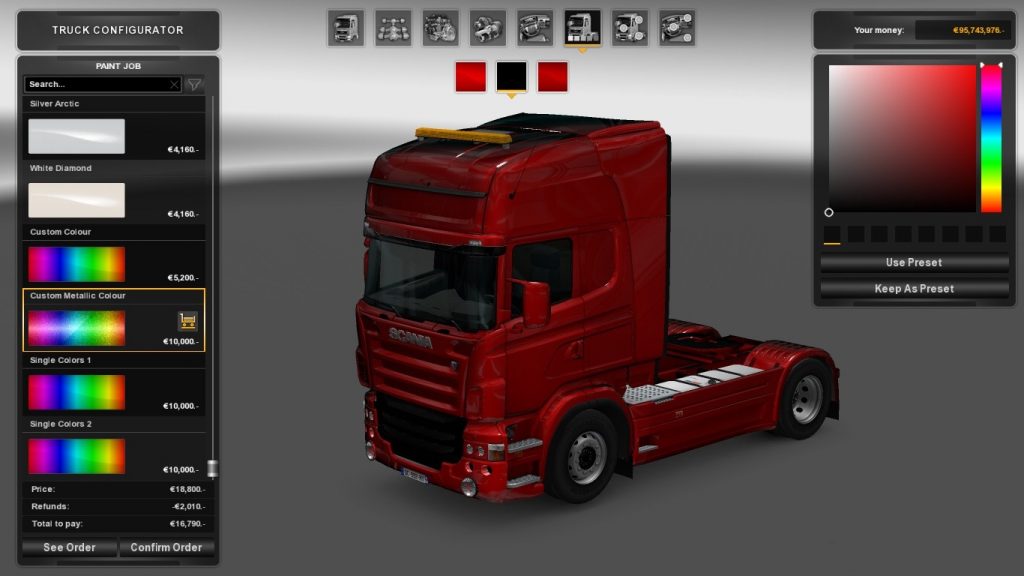 Xtreme Bumper for Scania RJL Tuning mod - ETS2 Mod Download