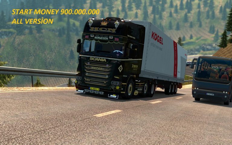 900.000.000 START MONEY 1.27 MOD - ETS2 Mod Download