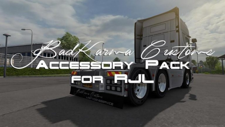 BADKARMA CUSTOMS ACCESSORY PACK FOR RJL SCANIA TUNING MOD - ETS2 Mod ...