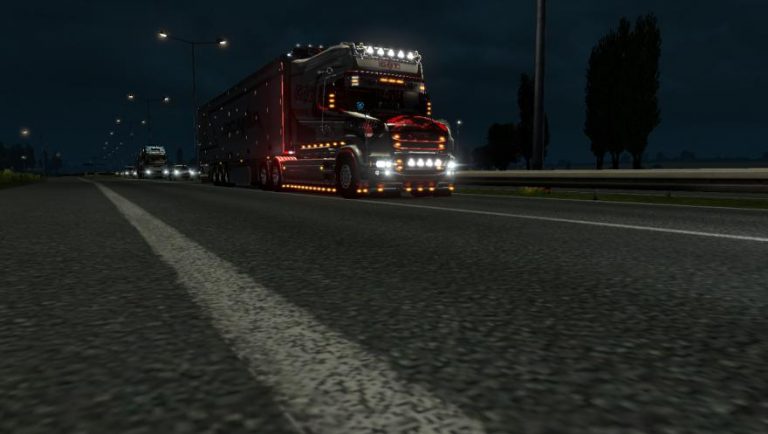 HEADLIGHTS FOR SCANIA RS, R4, T4, T, R700, ST, R 1.27.Х MOD - ETS2 Mod ...