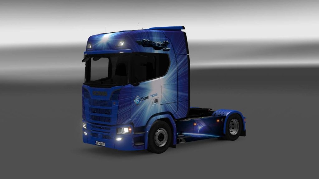 SCANIA NEW S SERIES SUPERNOVA SKIN 1.26 TRUCK SKIN - ETS2 Mod Download