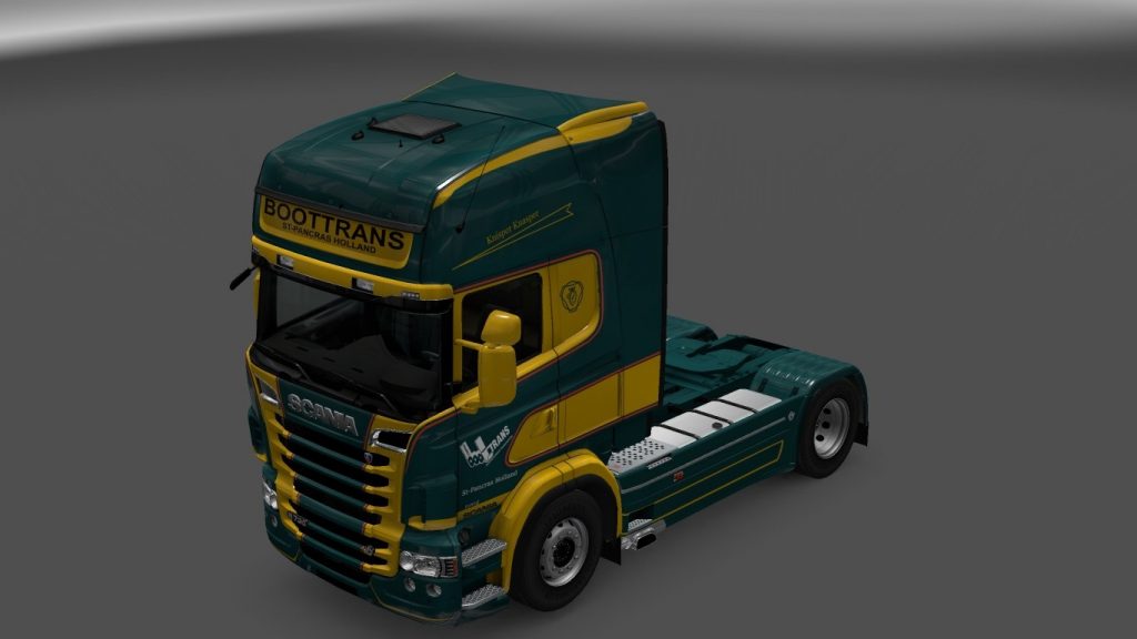 Scania RJL Boot Trans Truck Skin - ETS2 Mod Download