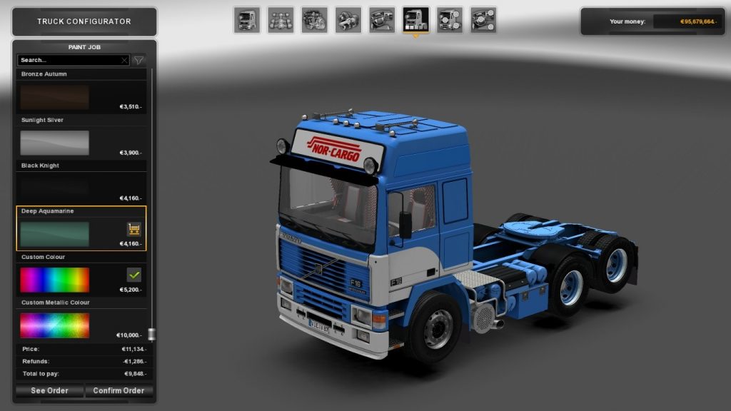 Volvo F16 Intercooler Nor Cargo Truck - ETS2 Mod Download