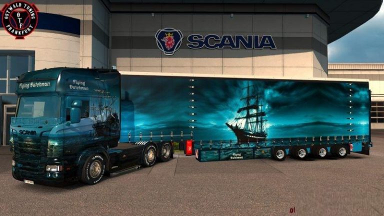 FLYING DUTCHMAN PACK V2.0 / 1.27.X SKINS PACK - ETS2 Mod Download