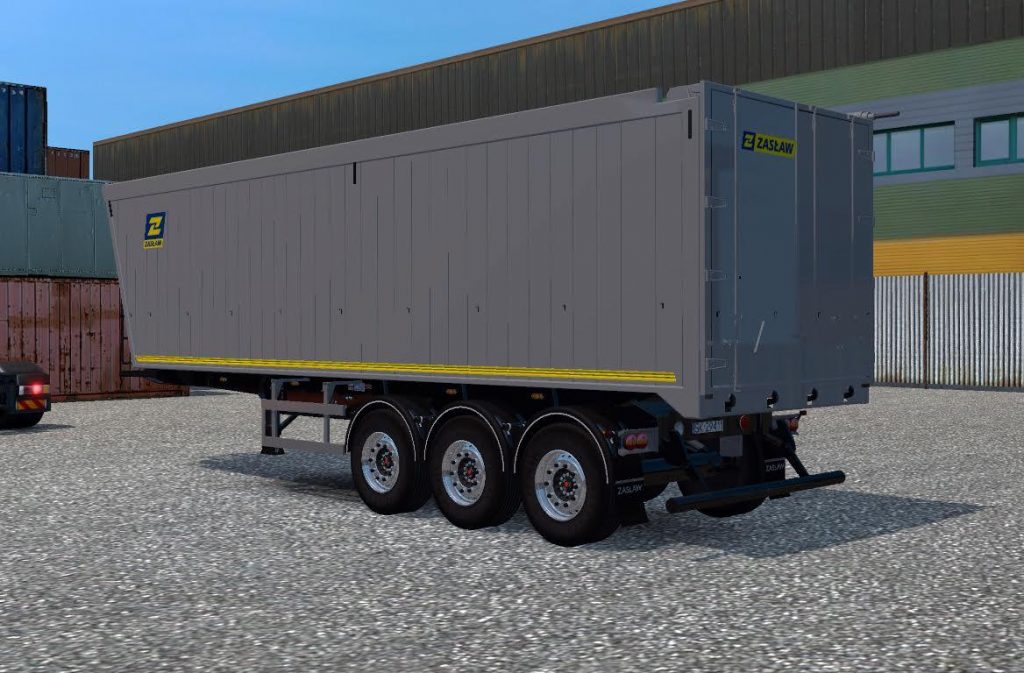 ZASLAW TIPPER V1.0 TRAILER MOD - ETS2 Mod Download