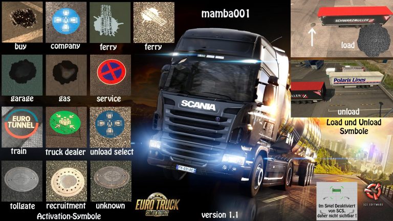 ACTIVATION SYMBOL FIX V1.1 MOD - ETS2 Mod Download