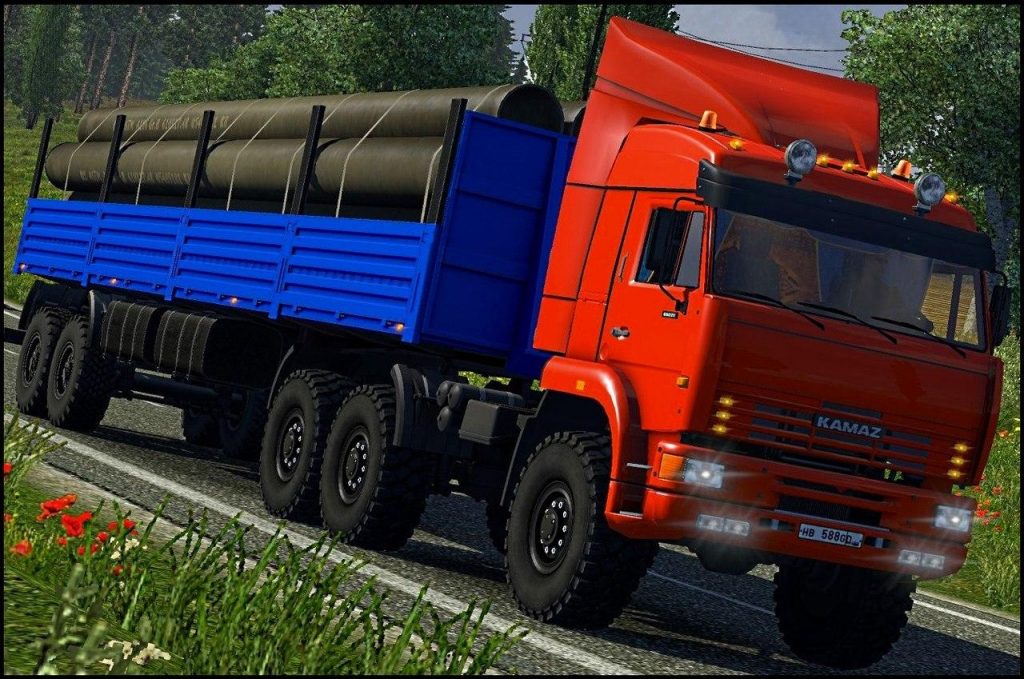 BIG RUSSIAN TRAILERS PACK 1.27 UPDATE ETS2 - ETS2 Mod Download