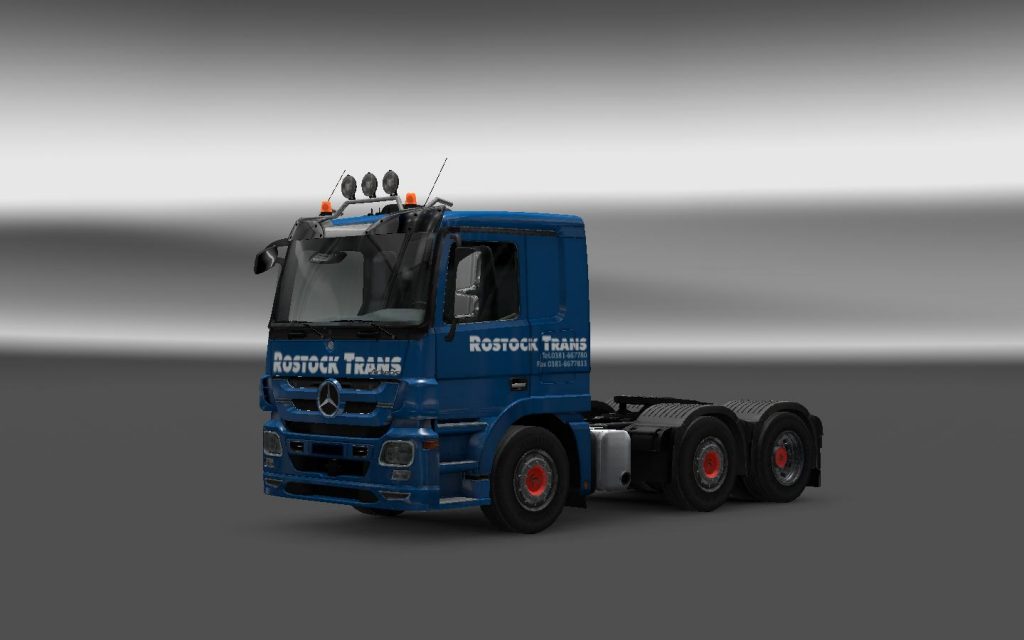 ROSTOCK TRANS TRUCK SKIN V1.0 - ETS2 Mod Download