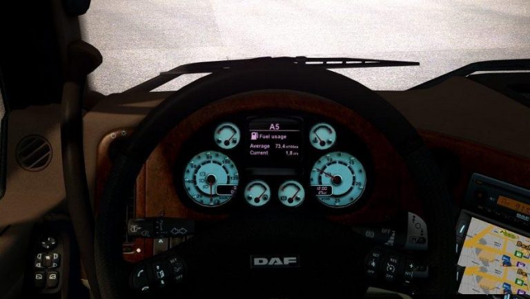 PRIB PANEL DAF XF 105 V4.9 [1.27.X] MOD - ETS2 Mod Download