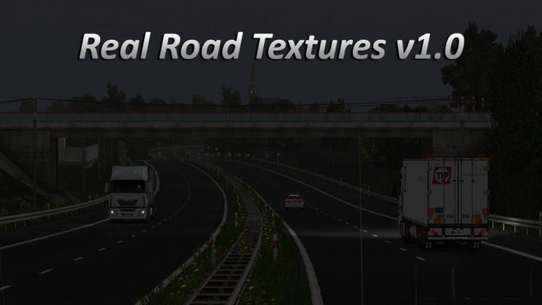 REAL ROAD TEXTURES V1.0 MOD FOR ETS2 - ETS2 Mod Download