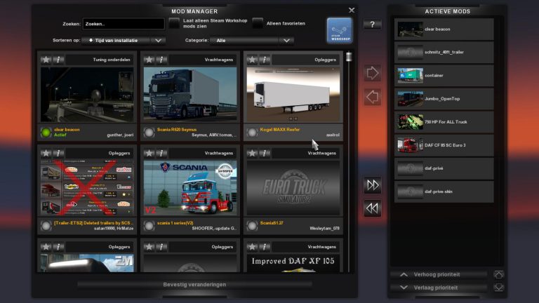CLEAR BEACON 1.28 TUNING MOD - ETS2 Mod Download