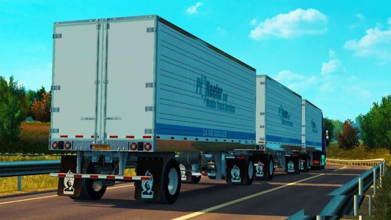 TRIPLE TRAILER – PRO REEFER V1.28 ETS2 - ETS2 Mod Download