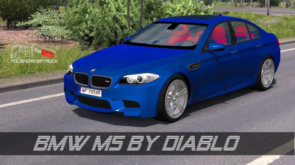 BMW F10 M5 BY DIABLO UPGRADE 1.28 CAR MOD - ETS2 Mod Download