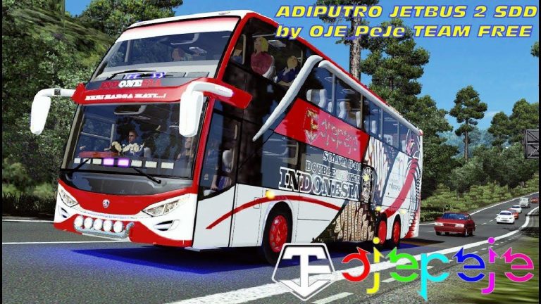 BUS ADIPUTRO JETBUS 2 DOUBLE DECKER V1 BUS MOD - ETS2 Mod Download