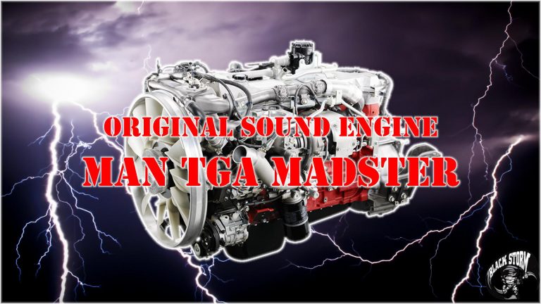ORIGINAL ENGINE SOUND MAN TGA MADSTER V1.0 MOD - ETS2 Mod Download