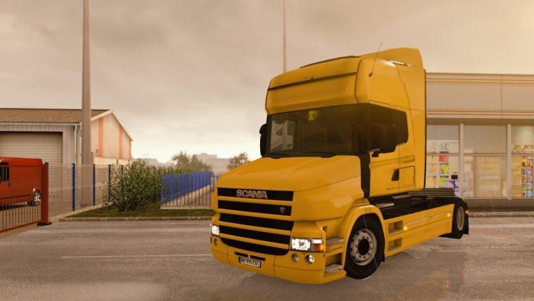 SCANIA RJL CMI YELLOW INTERIOR 1.28.X ETS2 - ETS2 Mod Download