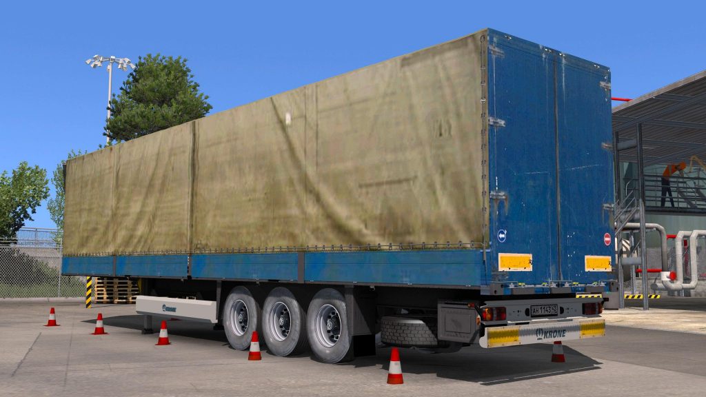 TRAILER KRONE DIRT 1.28.X ETS2 - ETS2 Mod Download