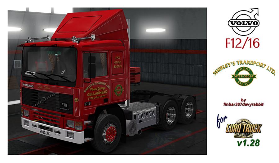 VOLVO F12/16 OF SHIRLEY’S TRANSPORT LTD – (VOLVO F SERIES) ETS2 - ETS2 ...