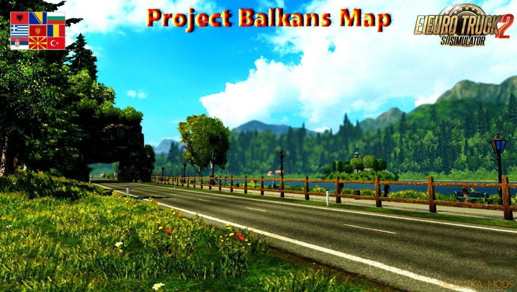 PROJECT BALKANS V2.6: PROMODS ADDON (1.28.X) MAP MOD - ETS2 Mod Download