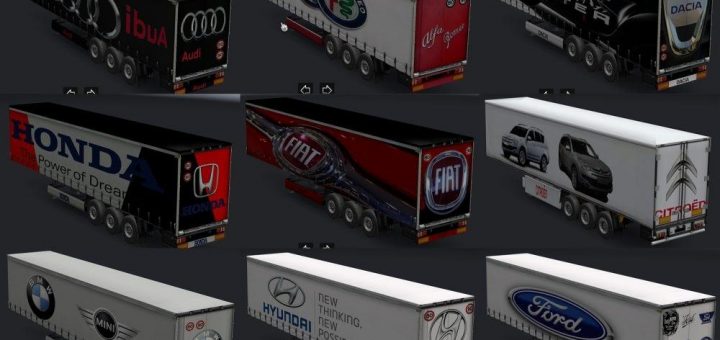 ETS2 Trailer Skins Mods | Euro Truck Simulator 2 Trailer Skins Mods