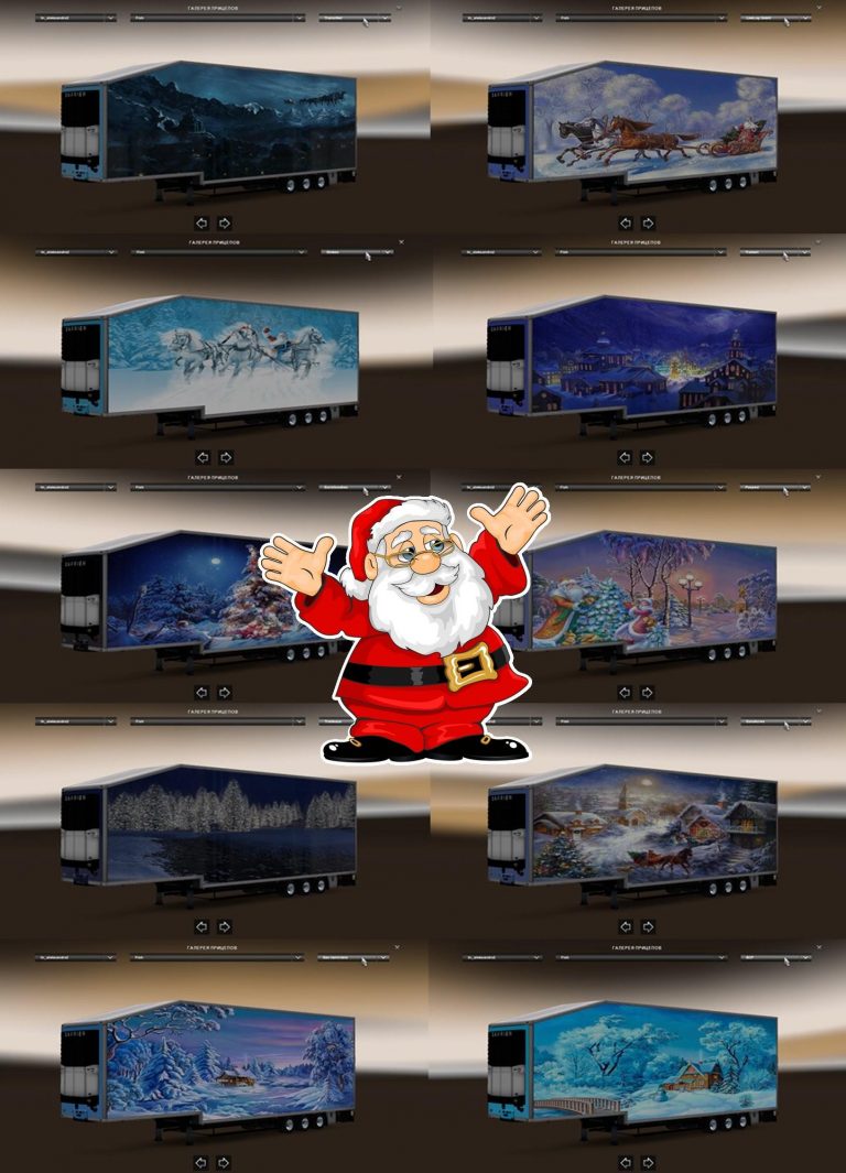 JUMBO WINTER PACK V1.0 TRAILERS - ETS2 Mod Download
