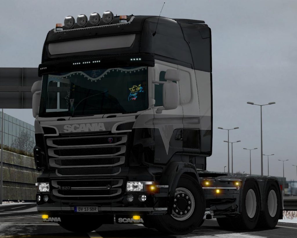 SCANIA DAVY JHONES 1.30.X TRUCK SKIN - ETS2 Mod Download