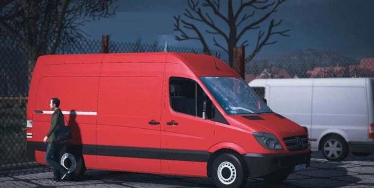 MERCEDES BENZ SPRINTER 2009 SHORT V1.0 ETS2 - ETS2 Mod Download