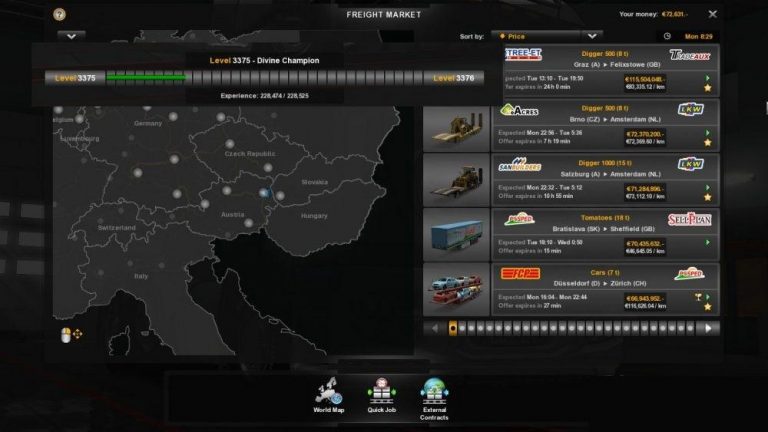 ECONOMY CHANGES BY HUBATRUCK MOD - ETS2 Mod Download