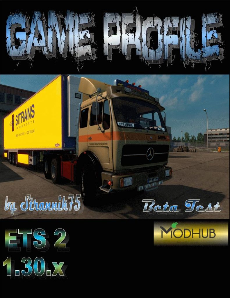 GAME PROFILE BETA TEST MOD - ETS2 Mod Download