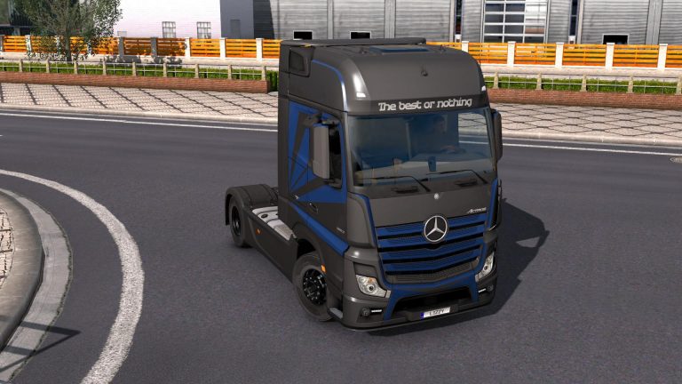 MERCEDES BENZ ACTROS 2014 - METALLIC PAINTJOB BY L1ZZY TRUCK SKIN ...