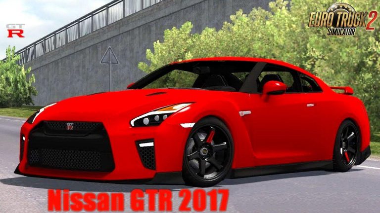 NISSAN GTR 2017 WITH 565 HP ENGINE BY MASHMIXMUSIC CAR MOD - ETS2 Mod ...