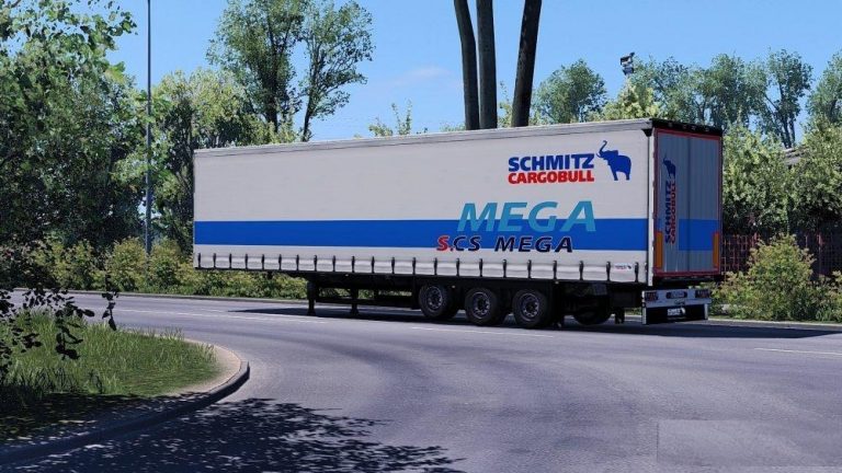 SCHMITZ S.CS MEGA V1.0 TRAILER MOD - ETS2 Mod Download