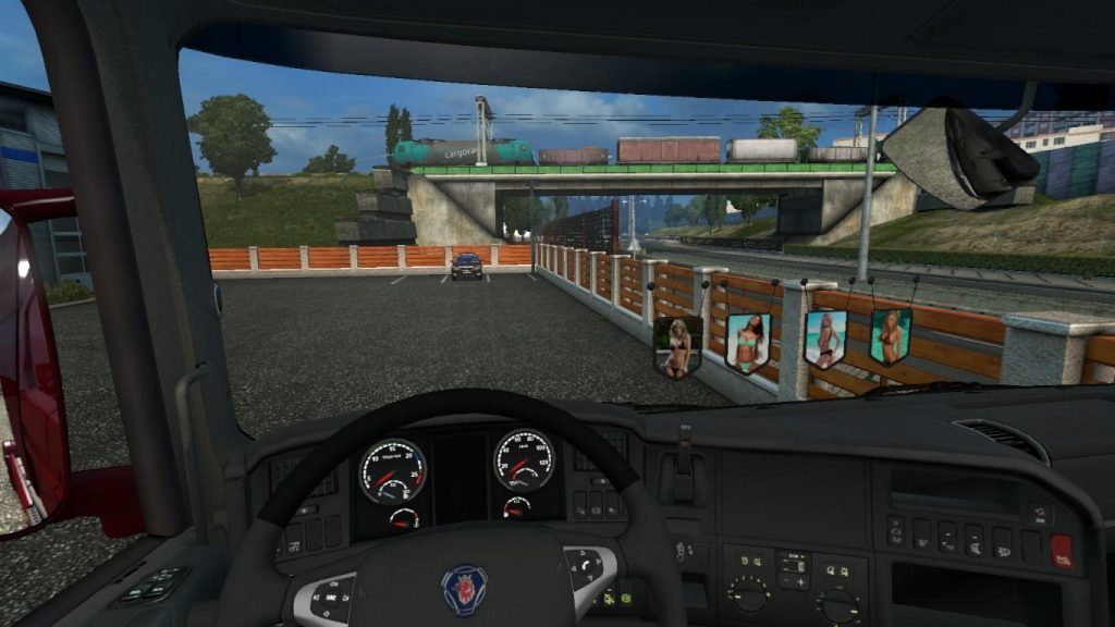 BIKINI HOT GIRLS PENNANTS PACK V1.0 MOD - ETS2 Mod Download